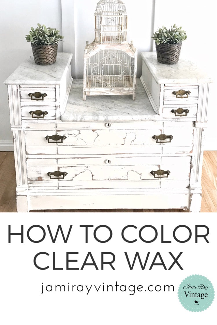 How To Color Clear Wax | YouTube Video – Jami Ray Vintage