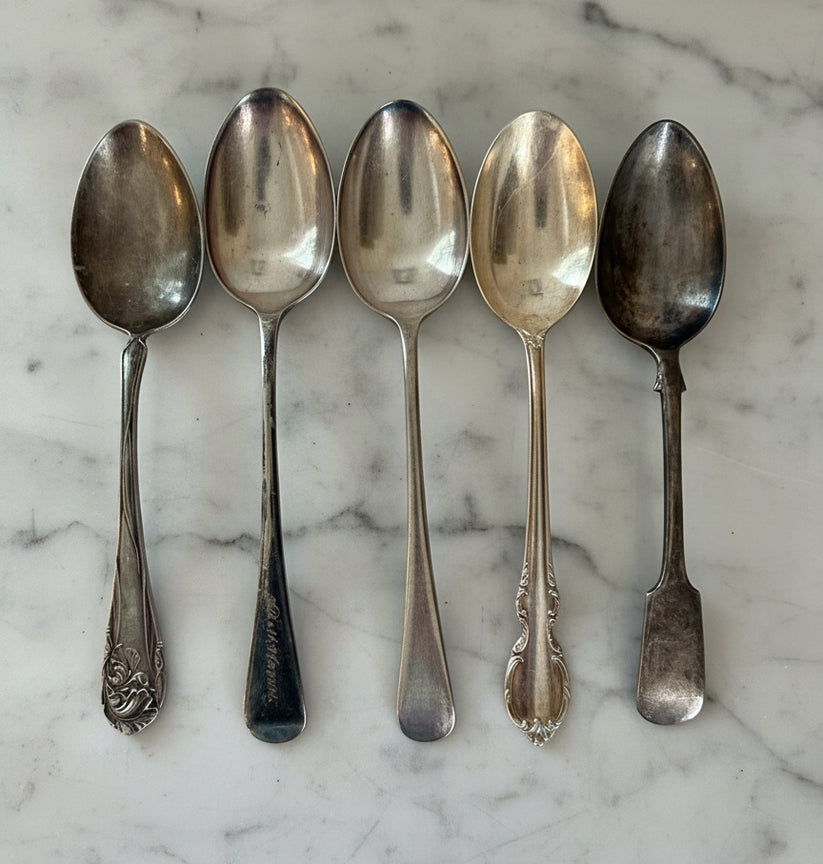 Silver plated Serving Spoons sold individually – Jami Ray Vintage