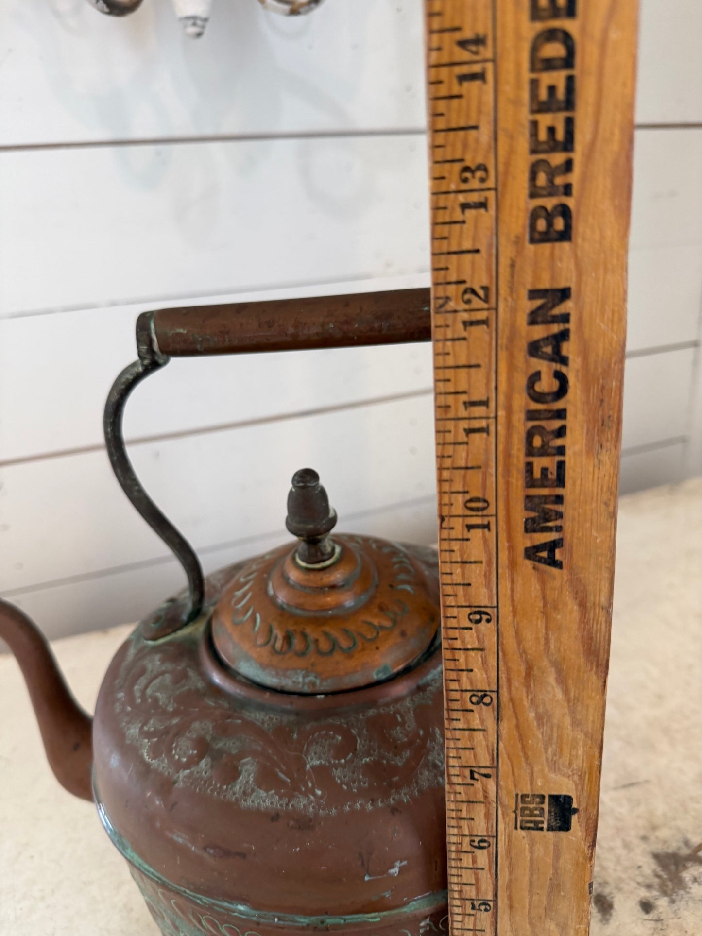 Antique Middle Eastern or Indian - Handmade Large Copper Kettle – Jami ...