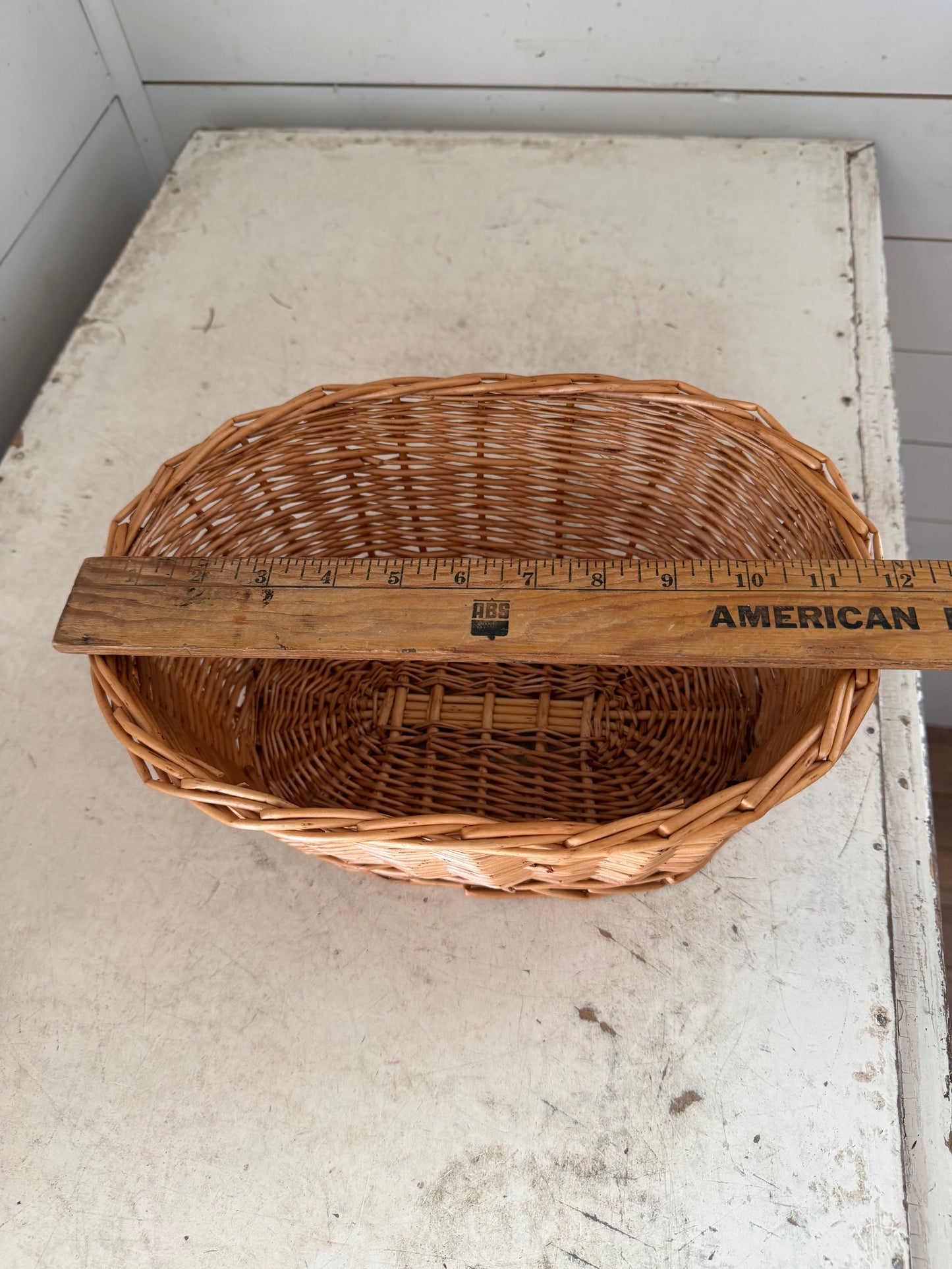 Oval Whicker Basket with Tall Sides - jacks pick – Jami Ray Vintage