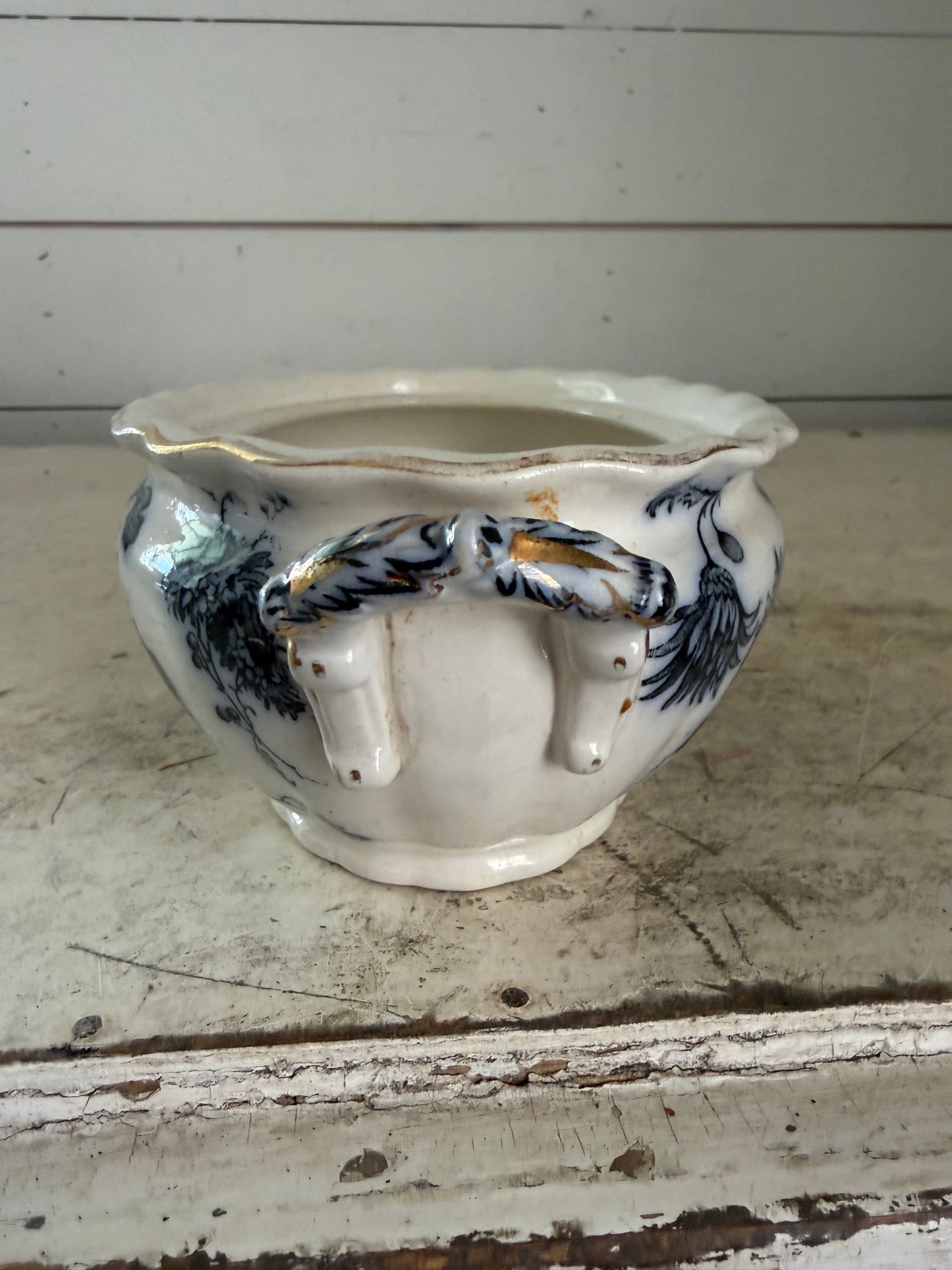 Pretty Victorian Tureen Daisy Late Mayers Blue White Ware. Oval Vegeta ...