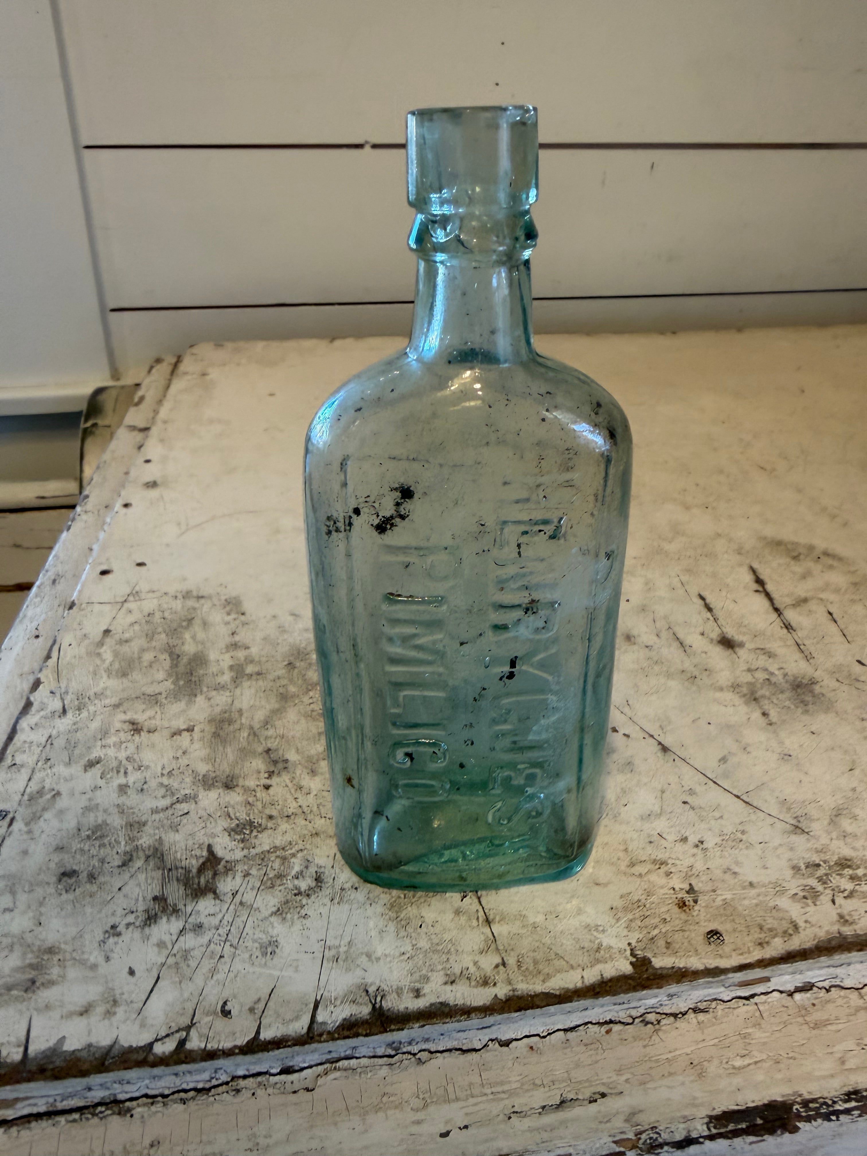 Antique Blue Glass Henry Guest Pimlico Bottle – Jami Ray Vintage