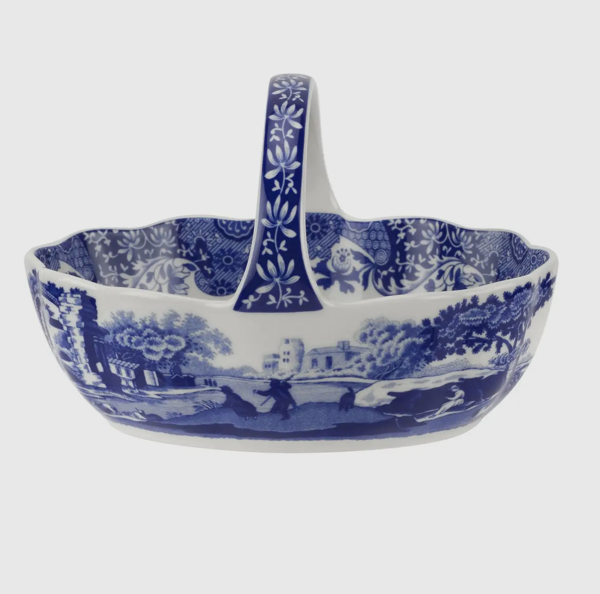 Spode Blue Italian Handled Basket – Jami Ray Vintage