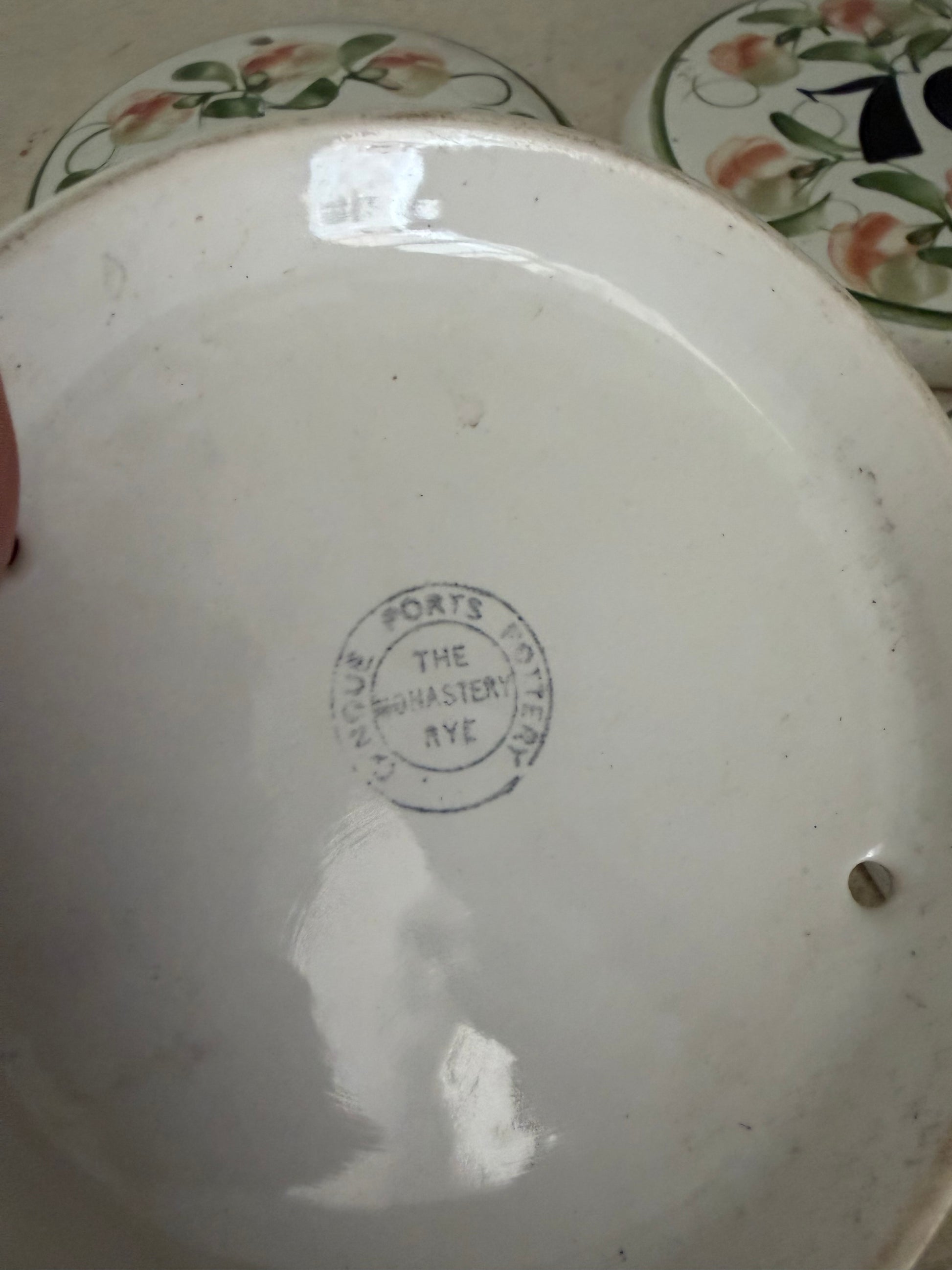 Vintage Cinque Ports Pottery the monastery rye ceramic house number pl ...