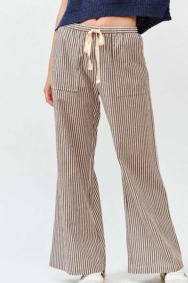 Striped Wide Linen Pants – Jami Ray Vintage