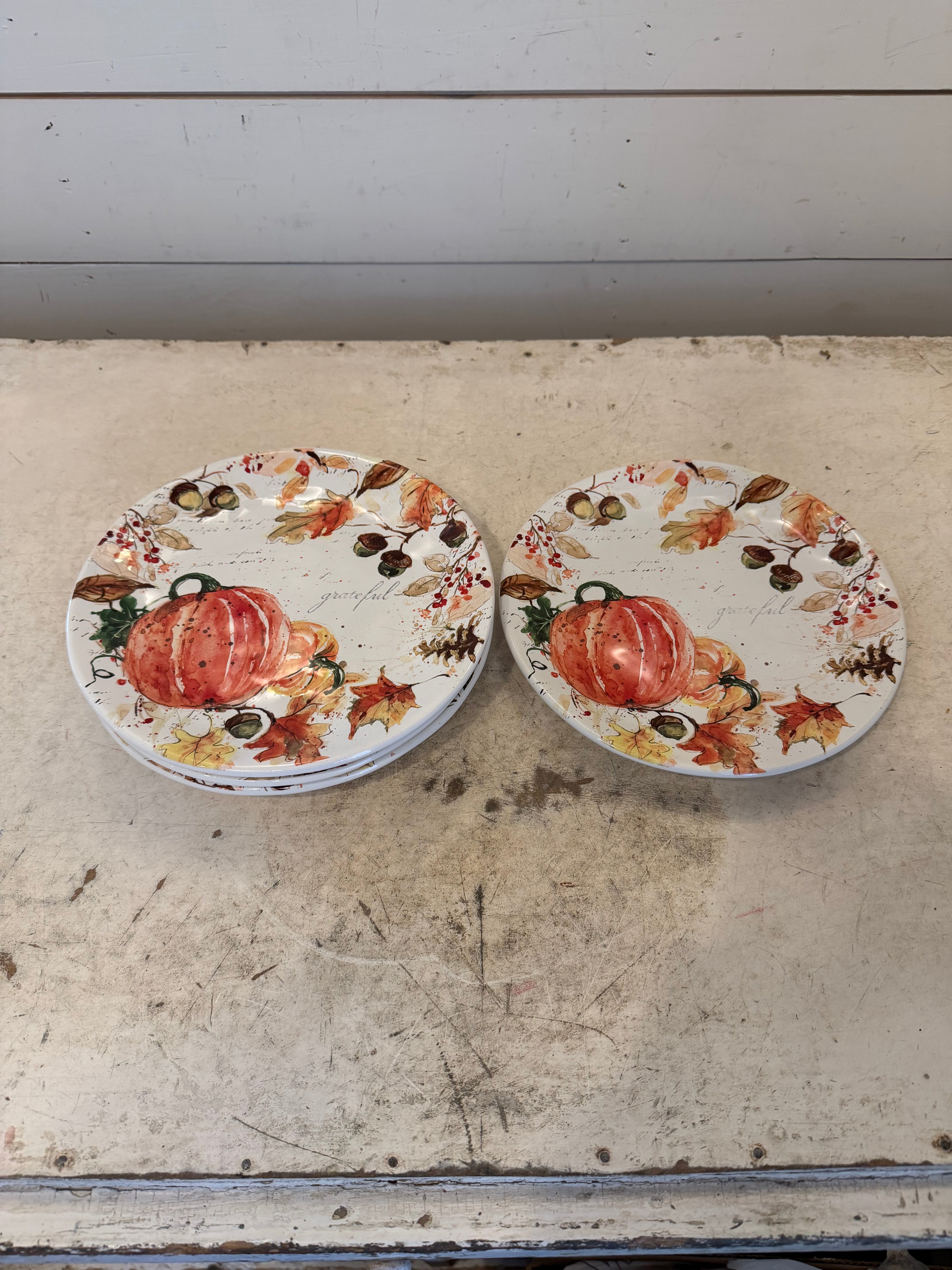 Certified international 9 inch harvest splash plates - sold individual ...