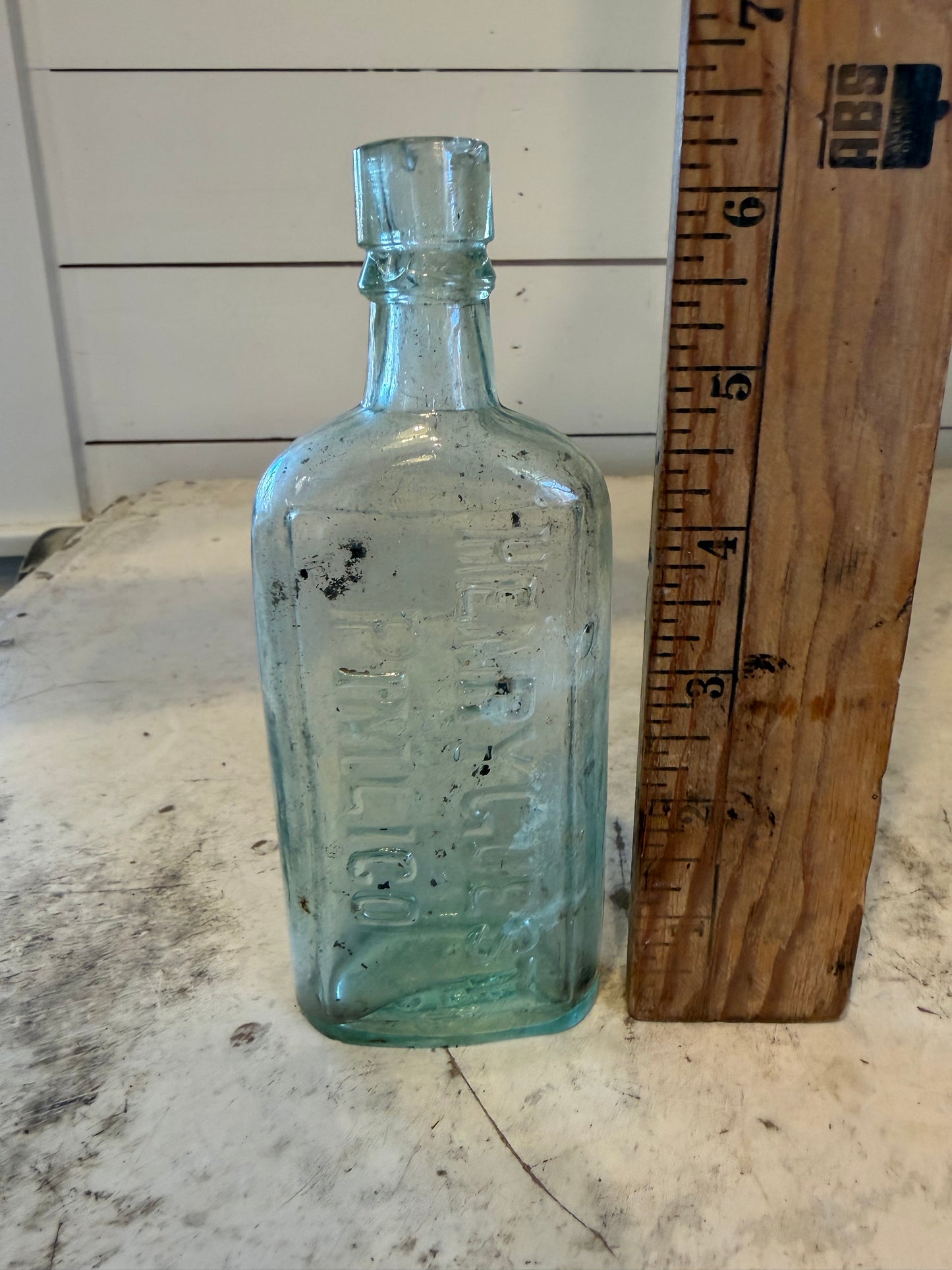 Antique Blue Glass Henry Guest Pimlico Bottle – Jami Ray Vintage