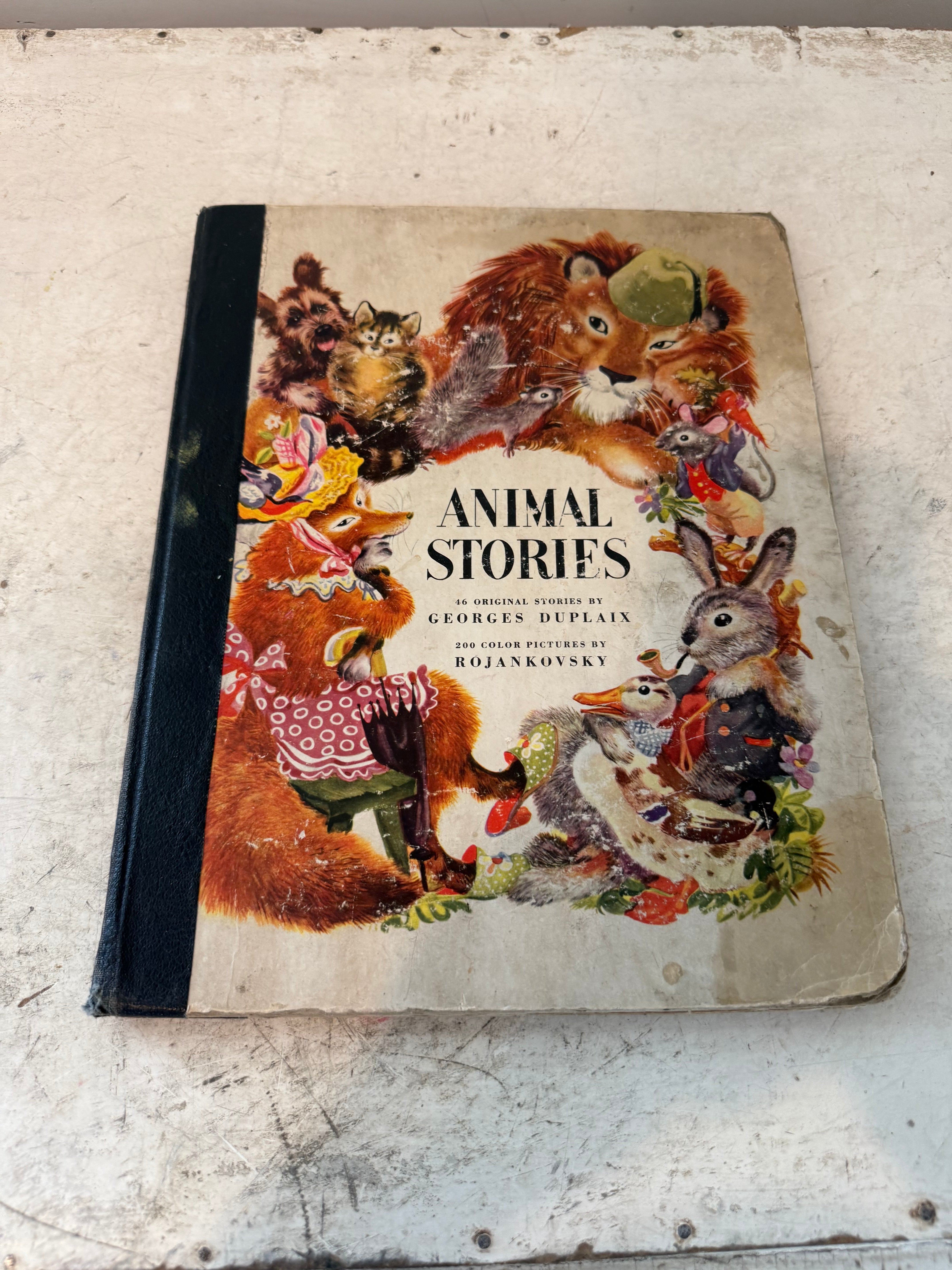 Animal Stories" by Georges Duplaix, with illustrations by Feodor Rojan ...
