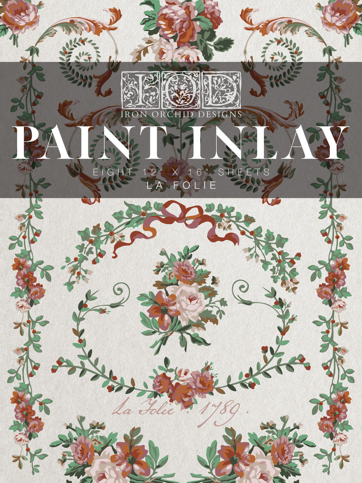 La Folie Iron Orchid Designs IOD Home Decor Paint Inlay DIY – Jami Ray ...