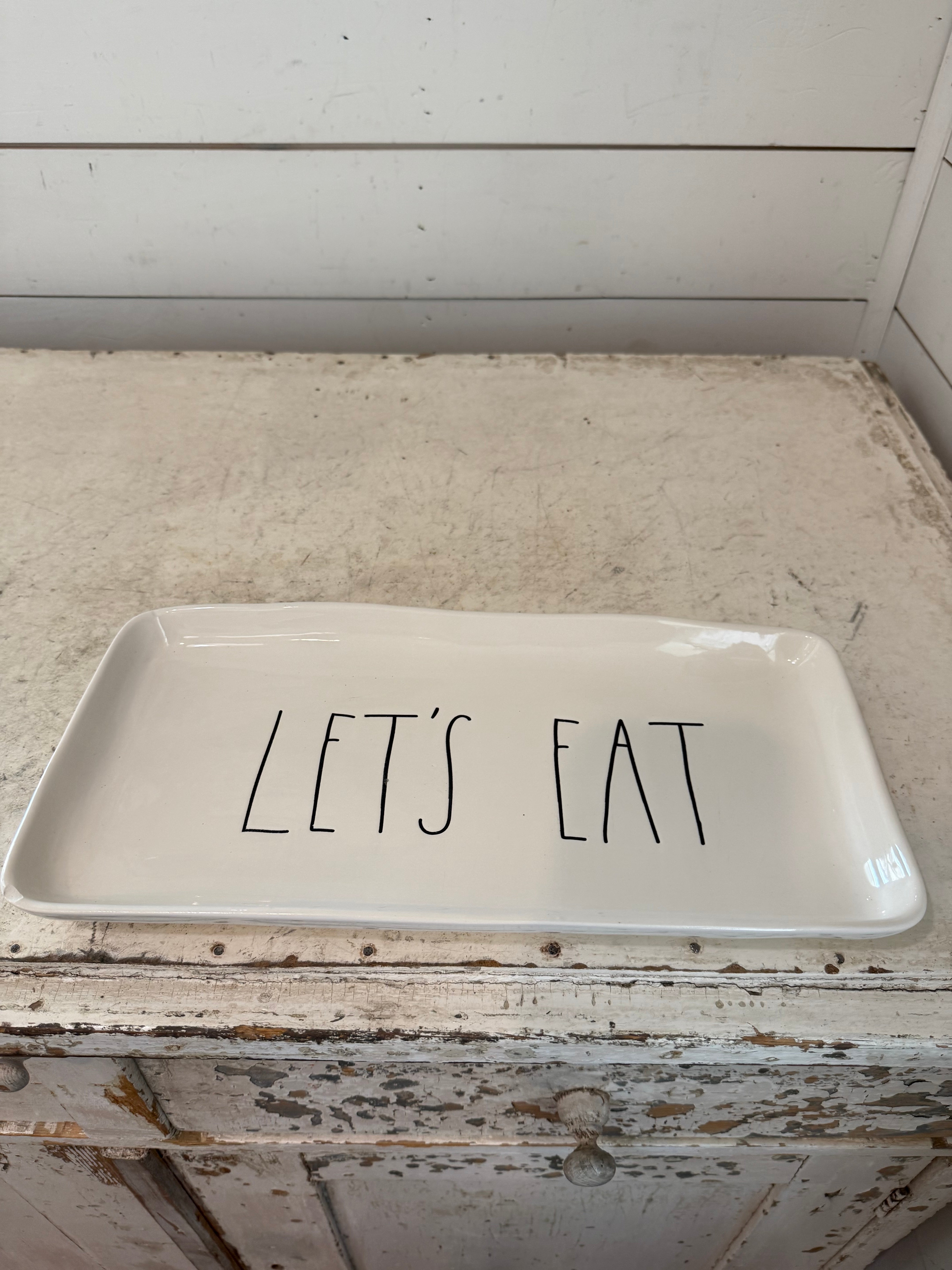 Rae Dunn Let’s Eat Platter – Jami Ray Vintage