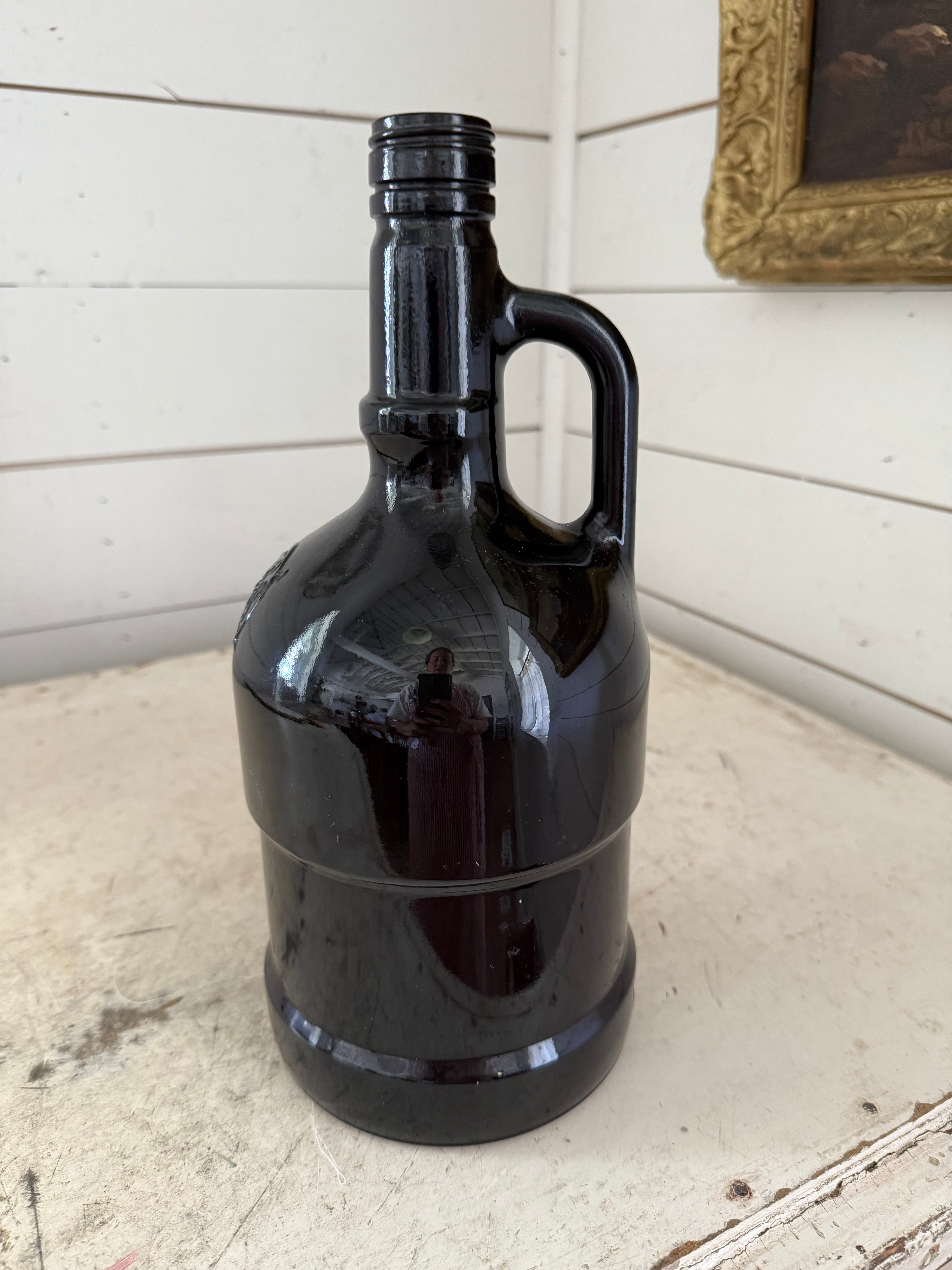 Amber glass growler – Jami Ray Vintage